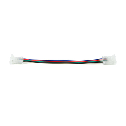 4 Pin 2 End Solderless Wire Connector For RGB LED Strip Lights