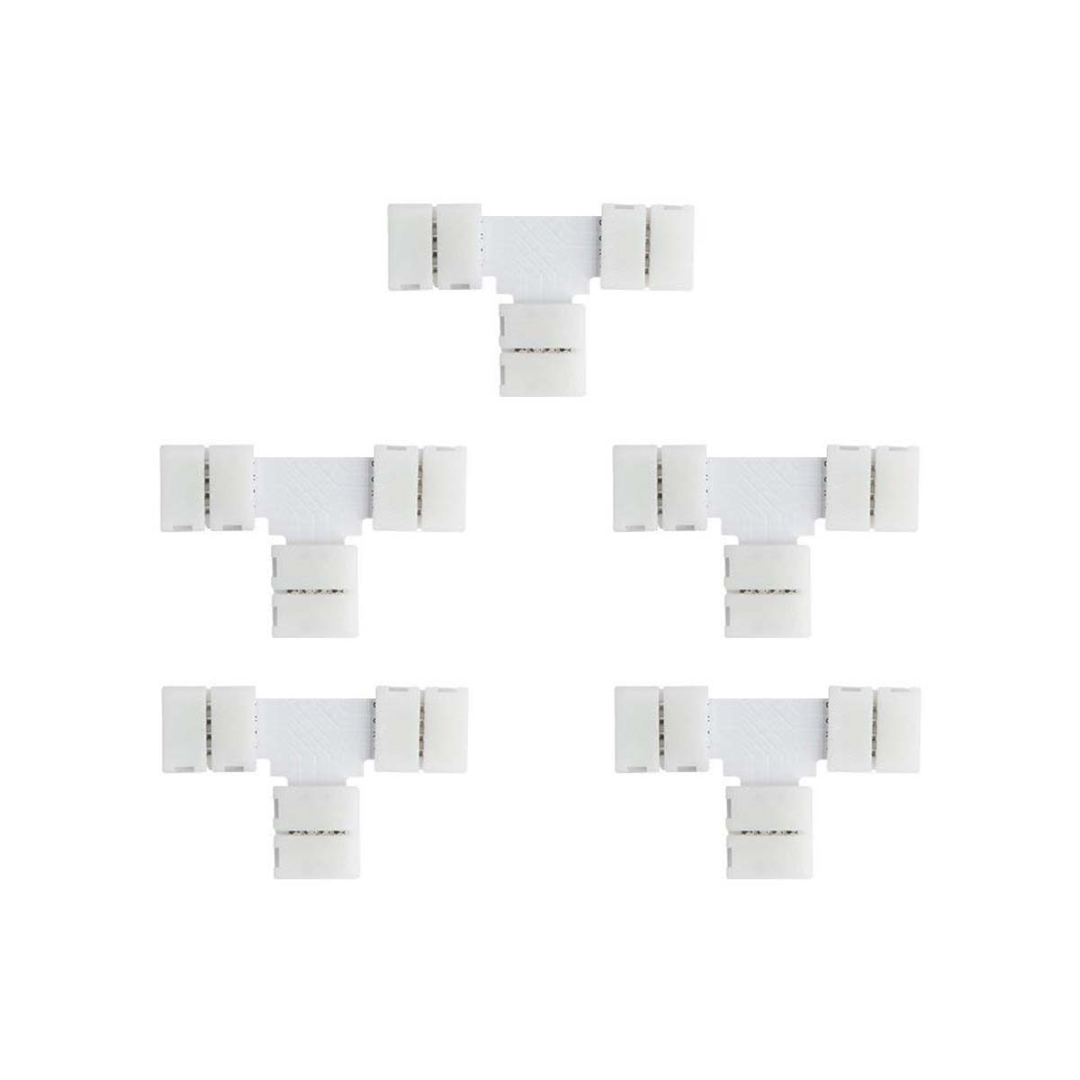 4 Pin Solderless T Shape Connector For LED RGB Strip Lights