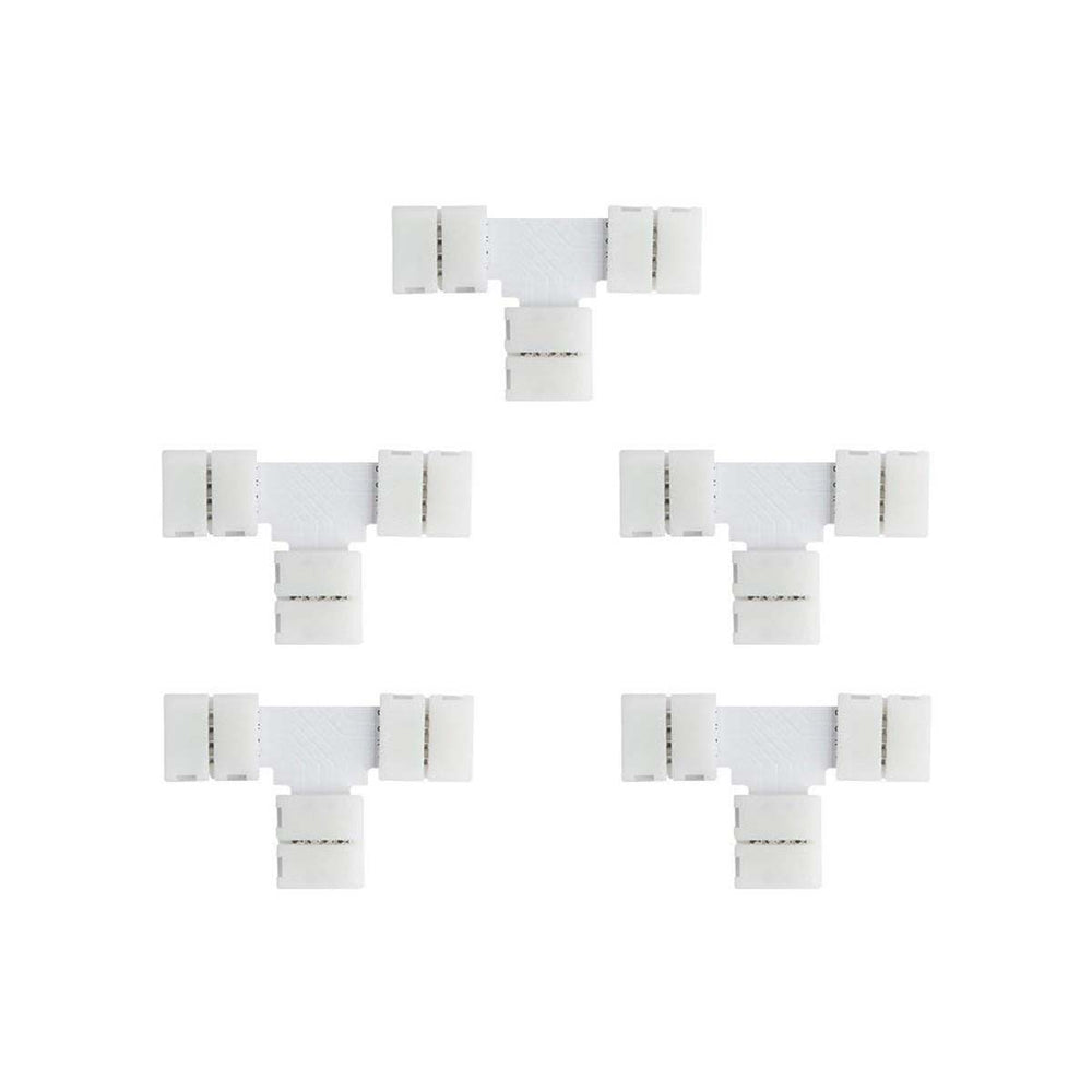 4 Pin Solderless T Shape Connector For LED RGB Strip Lights