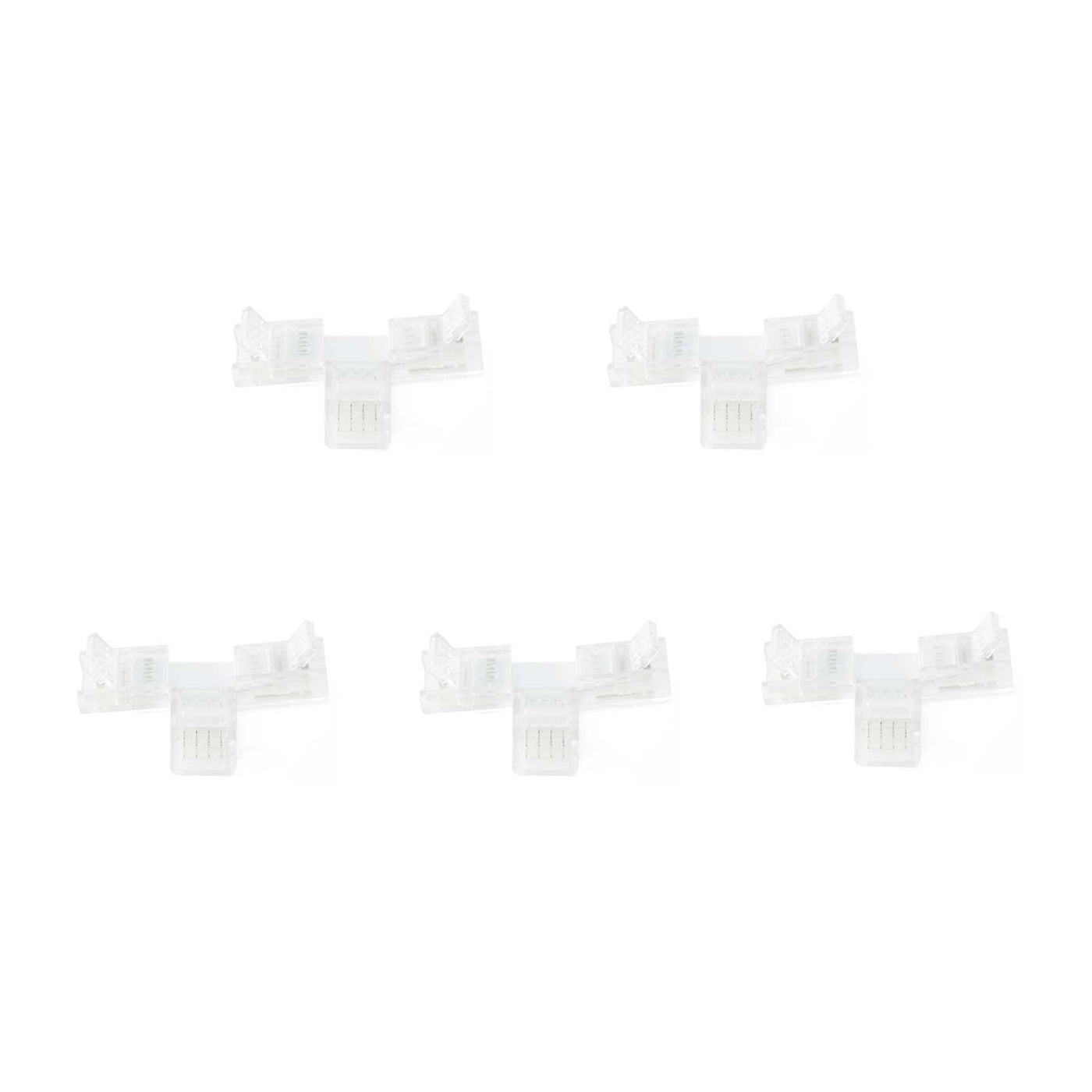 4 Pin Solderless T Shape Connector For RGB LED Strip Lights