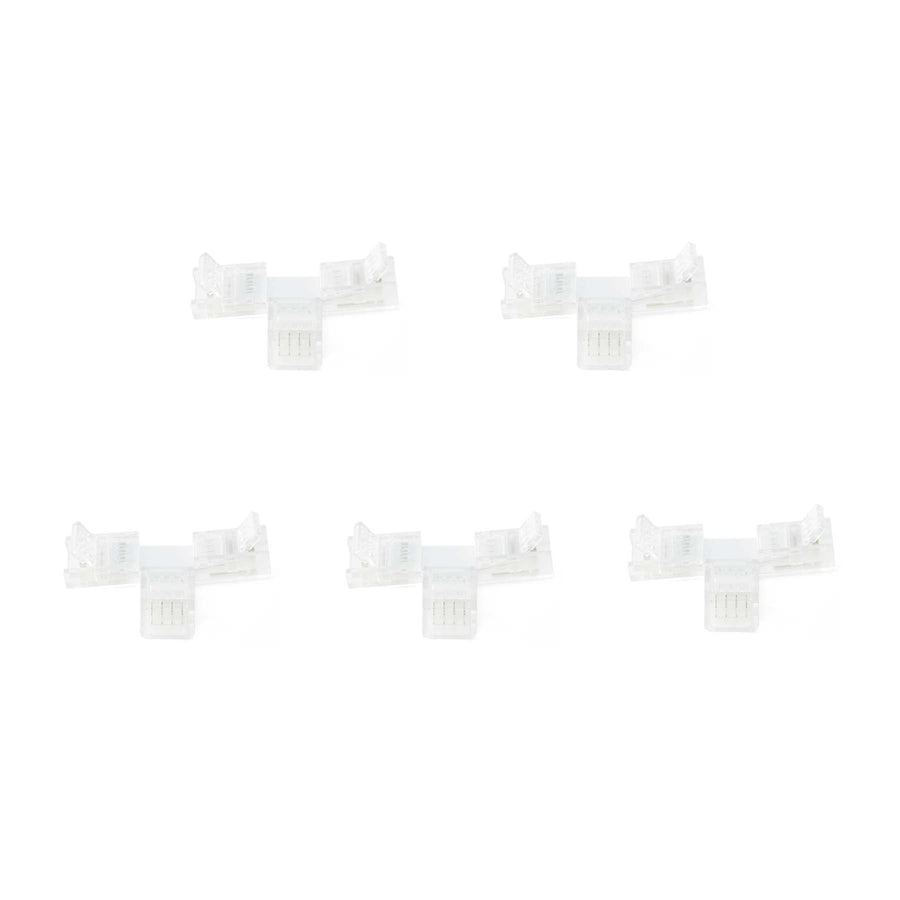 4 Pin Solderless T Shape Connector For RGB LED Strip Lights