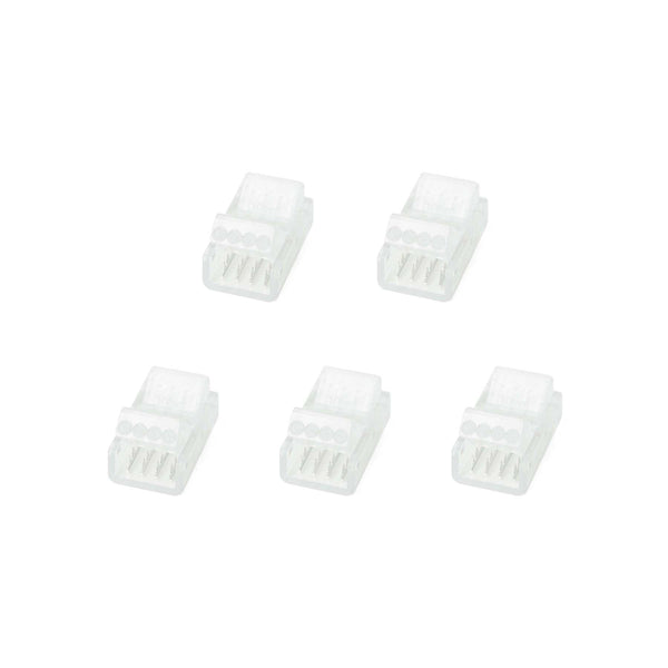 4 Pin Solderless Straight Connector For RGB LED Strip Lights