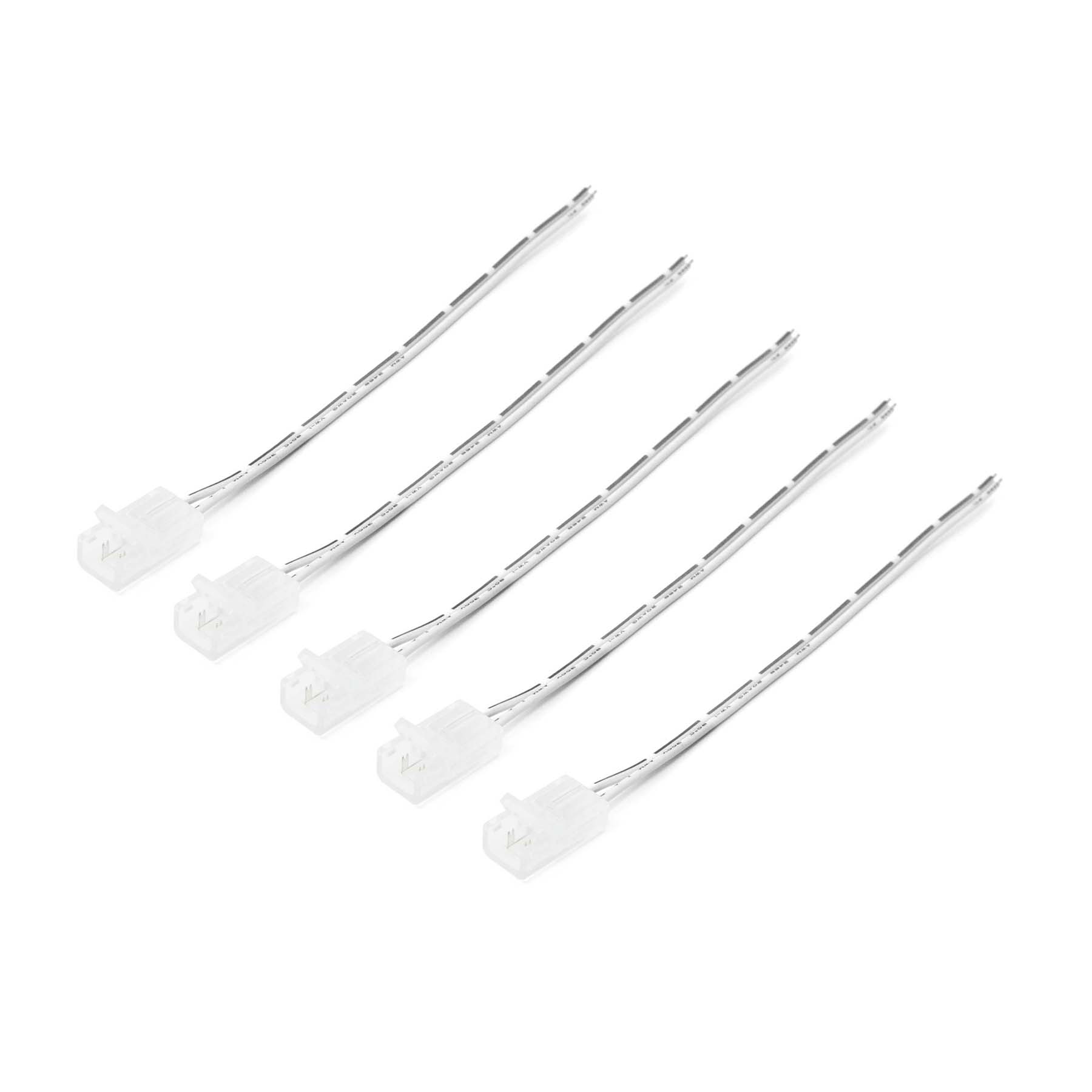 2 Pin 1 End Solderless Wire Connector For Single Colour LED Strip Ligh