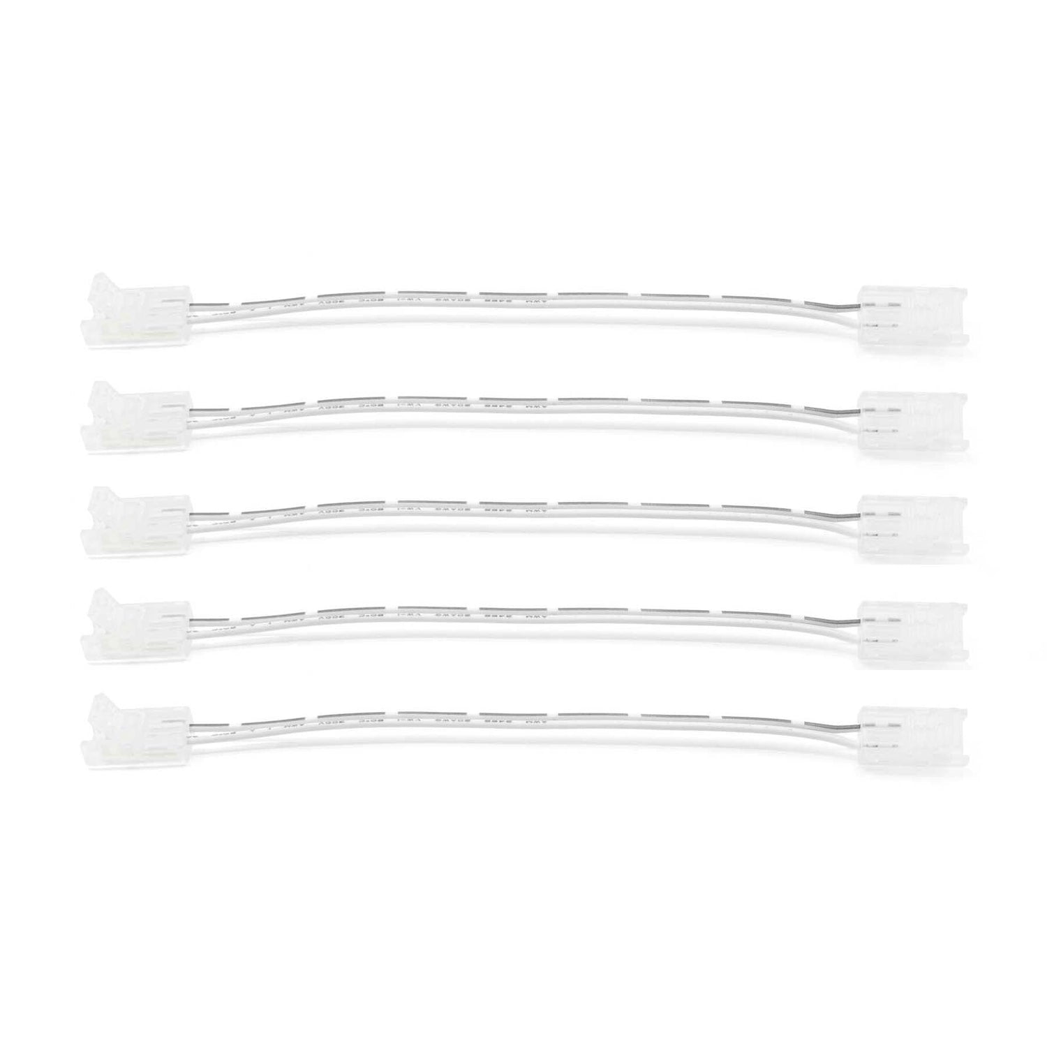 2 Pin 2 End Solderless Wire Connector For Single Colour LED Strip Ligh