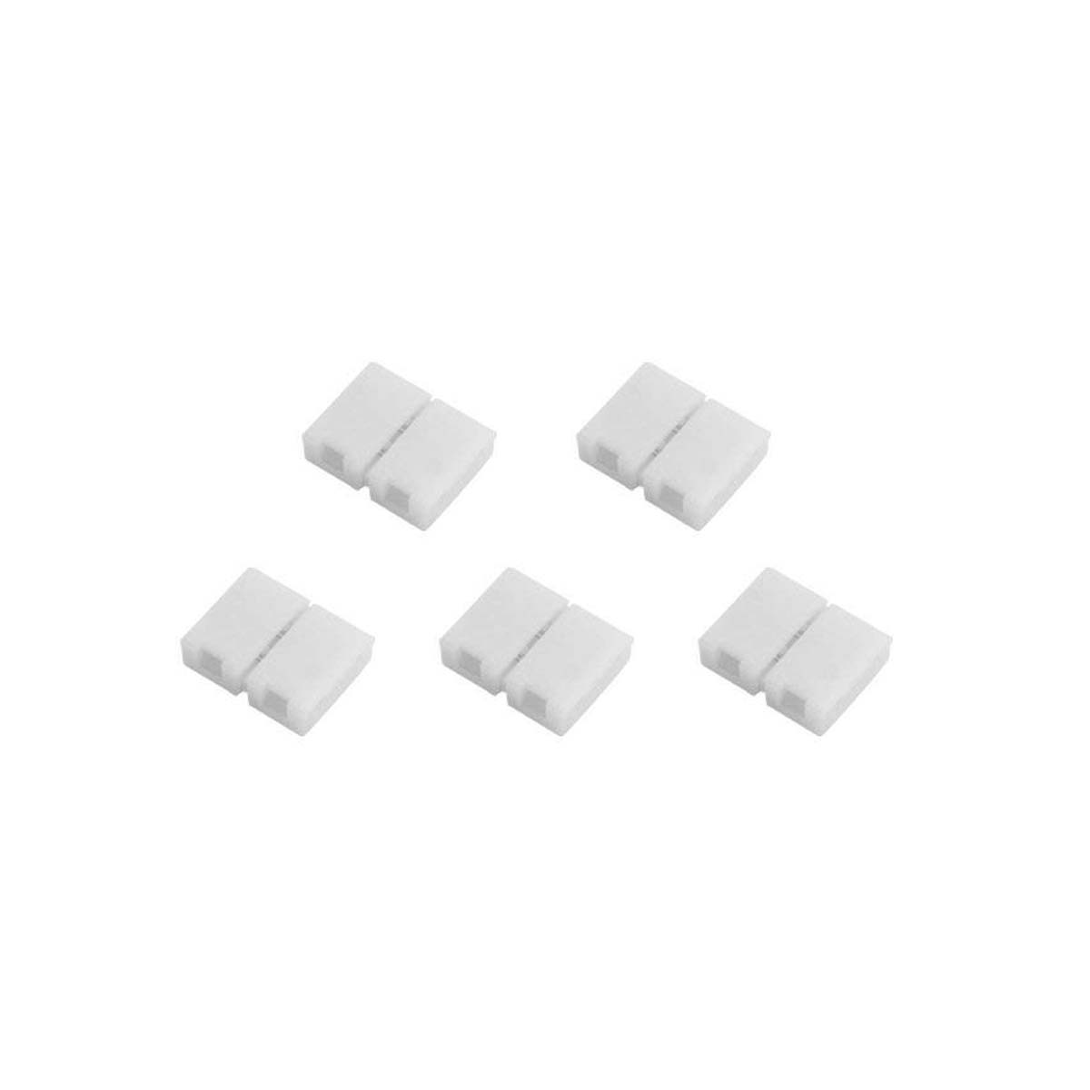 2 Pin Solderless Straight Connector For Led Single Colour Strip Lights