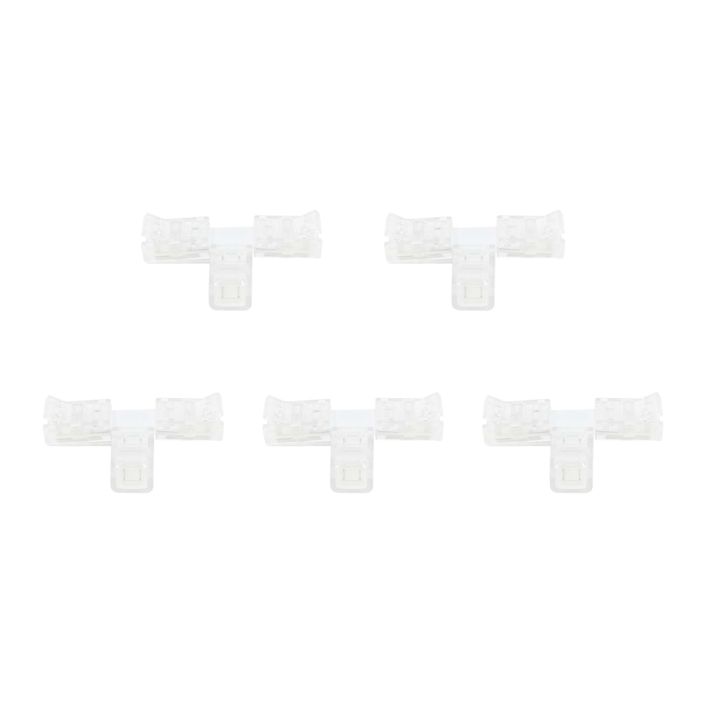 2 Pin Solderless T Shape Connector For Single Colour LED Strip Lights