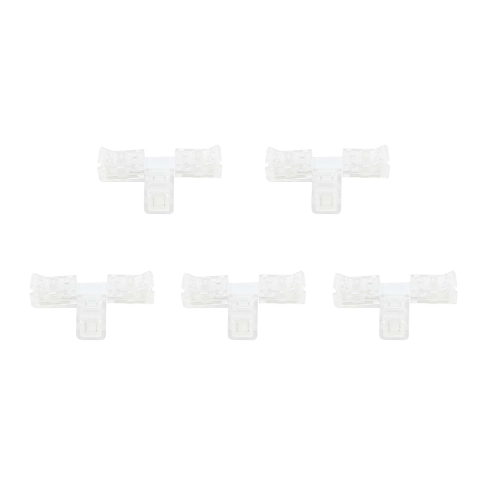 2 Pin Solderless T Shape Connector For Single Colour LED Strip Lights