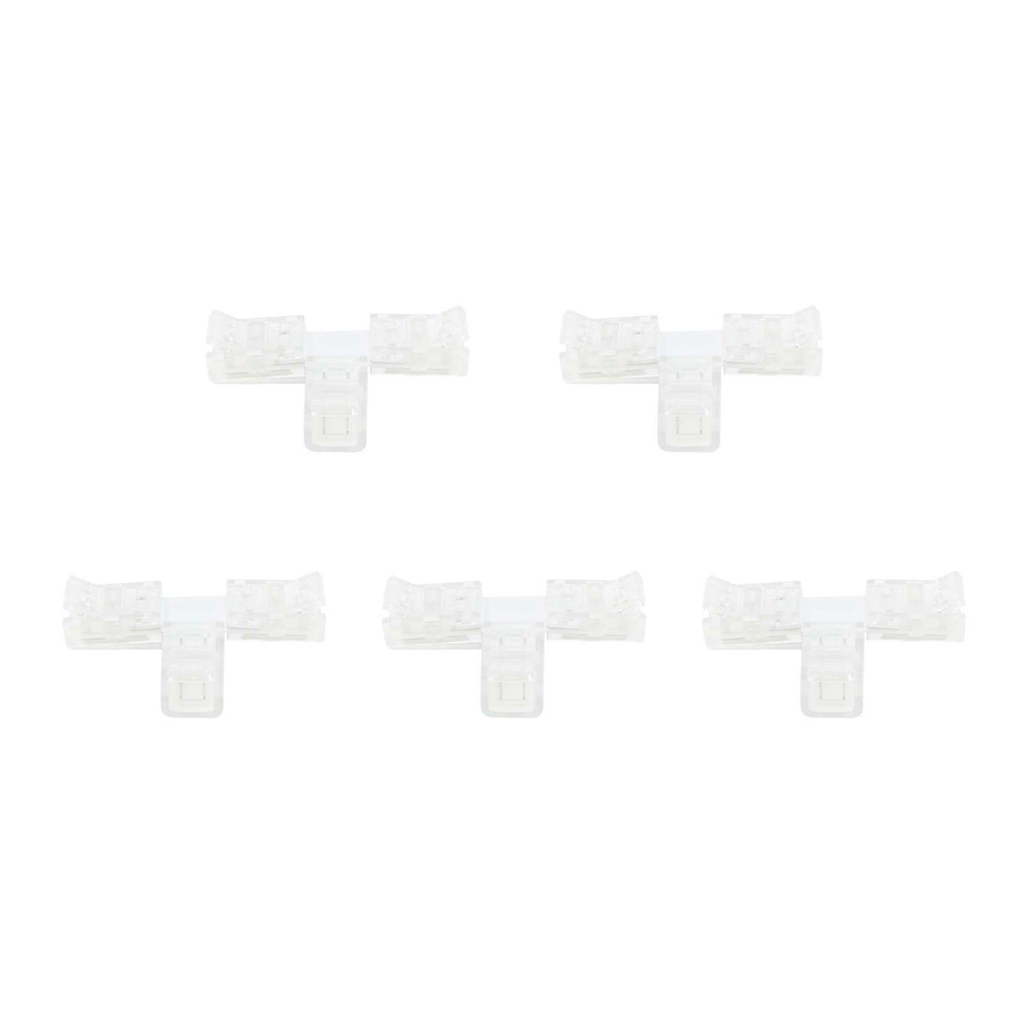 2 Pin Solderless T Shape Connector For Single Colour LED Strip Lights