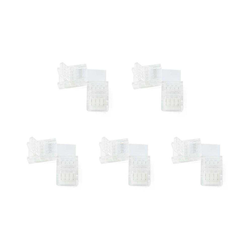 4 Pin Solderless L Shape Connector For RGB LED Strip Lights