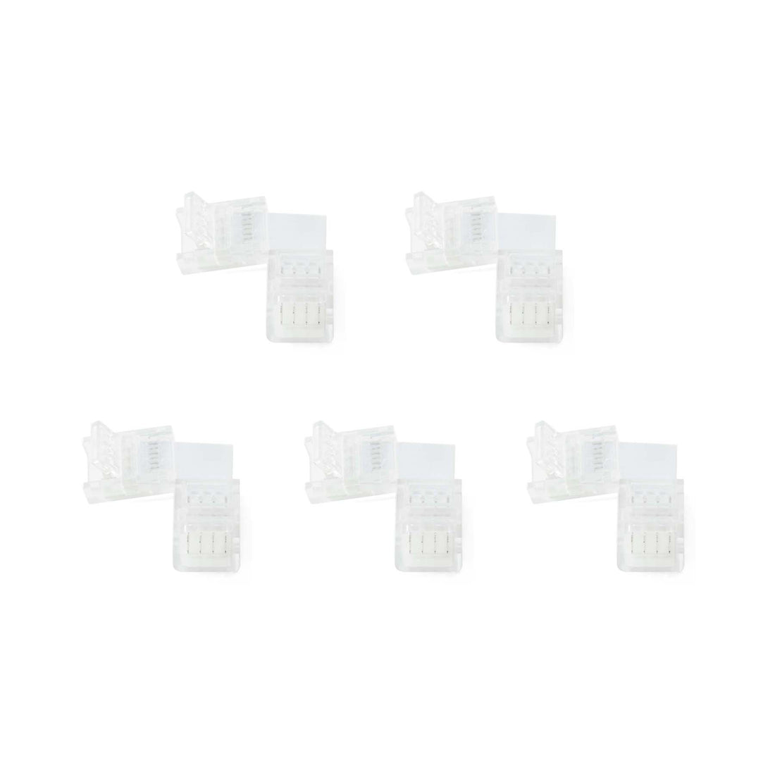 4 Pin Solderless L Shape Connector For RGB LED Strip Lights