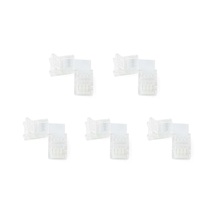 4 Pin Solderless L Shape Connector For Rgb Led Strip Lights