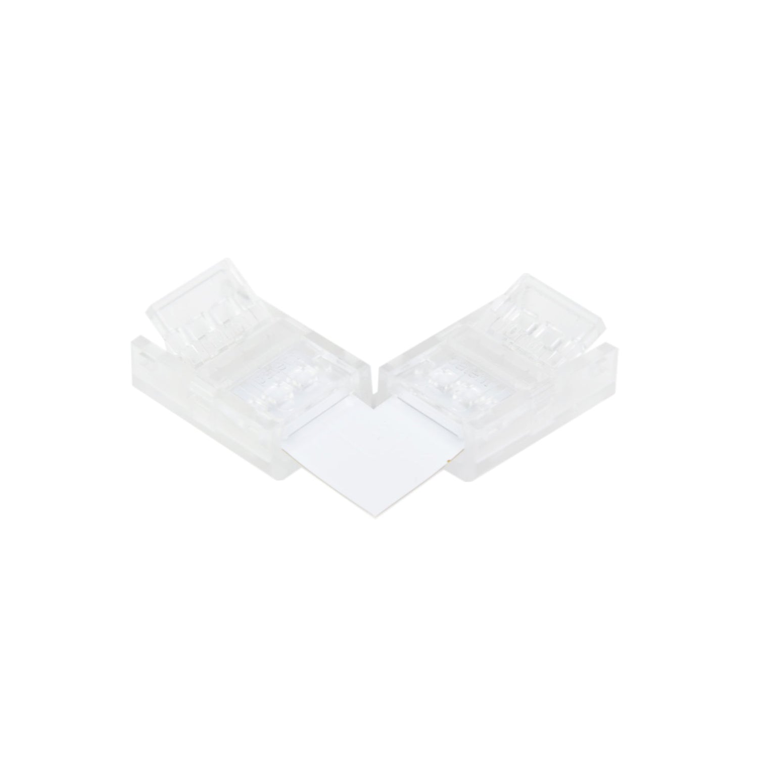 2 Pin Solderless L Shape Connector For Single Colour LED COB Strip Lig